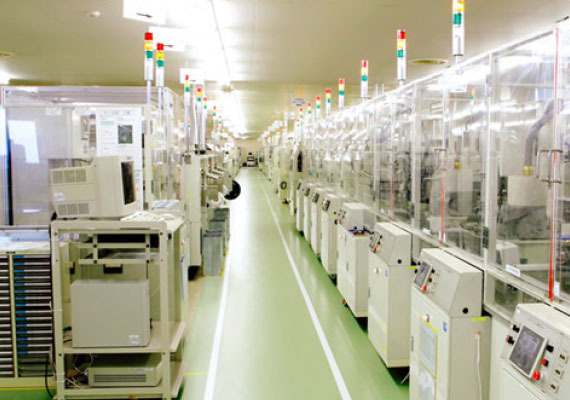 生産ライン・製造工程：事業紹介 | メルコパワーデバイス